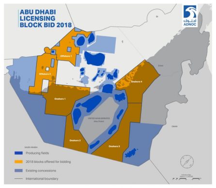 Abu Dhabi offers six oil and gas blocks in first ever licensing round ...