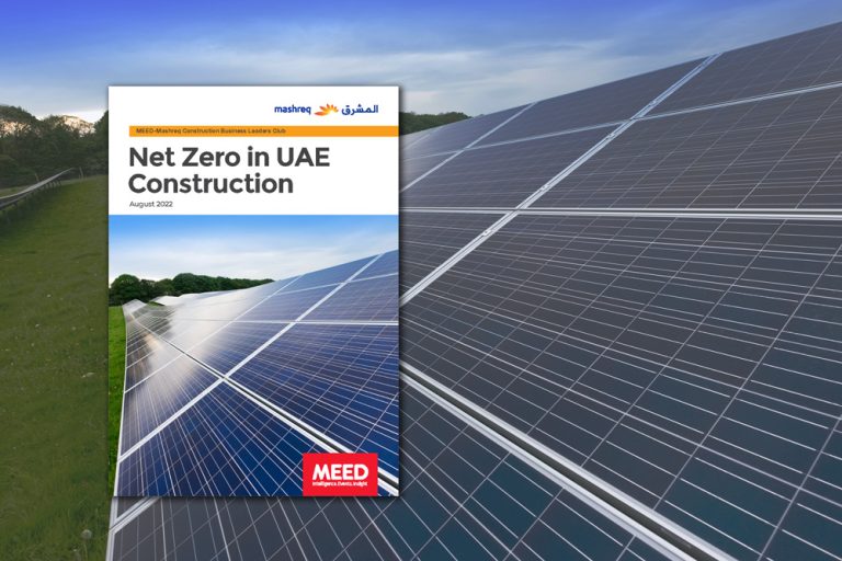 Net Zero in UAE Construction - MEED